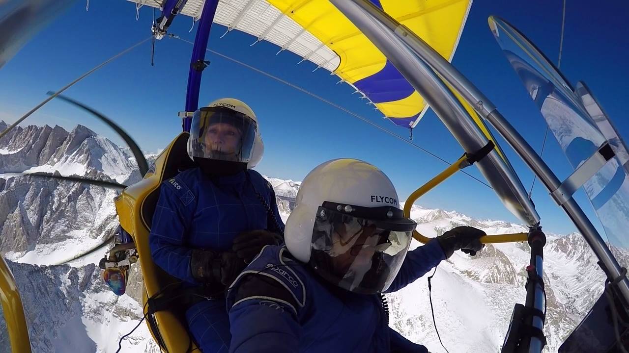 Paul & Loretta fly Mt. Whitney - Paul Hamilton's Sport Aviation Center LLC
